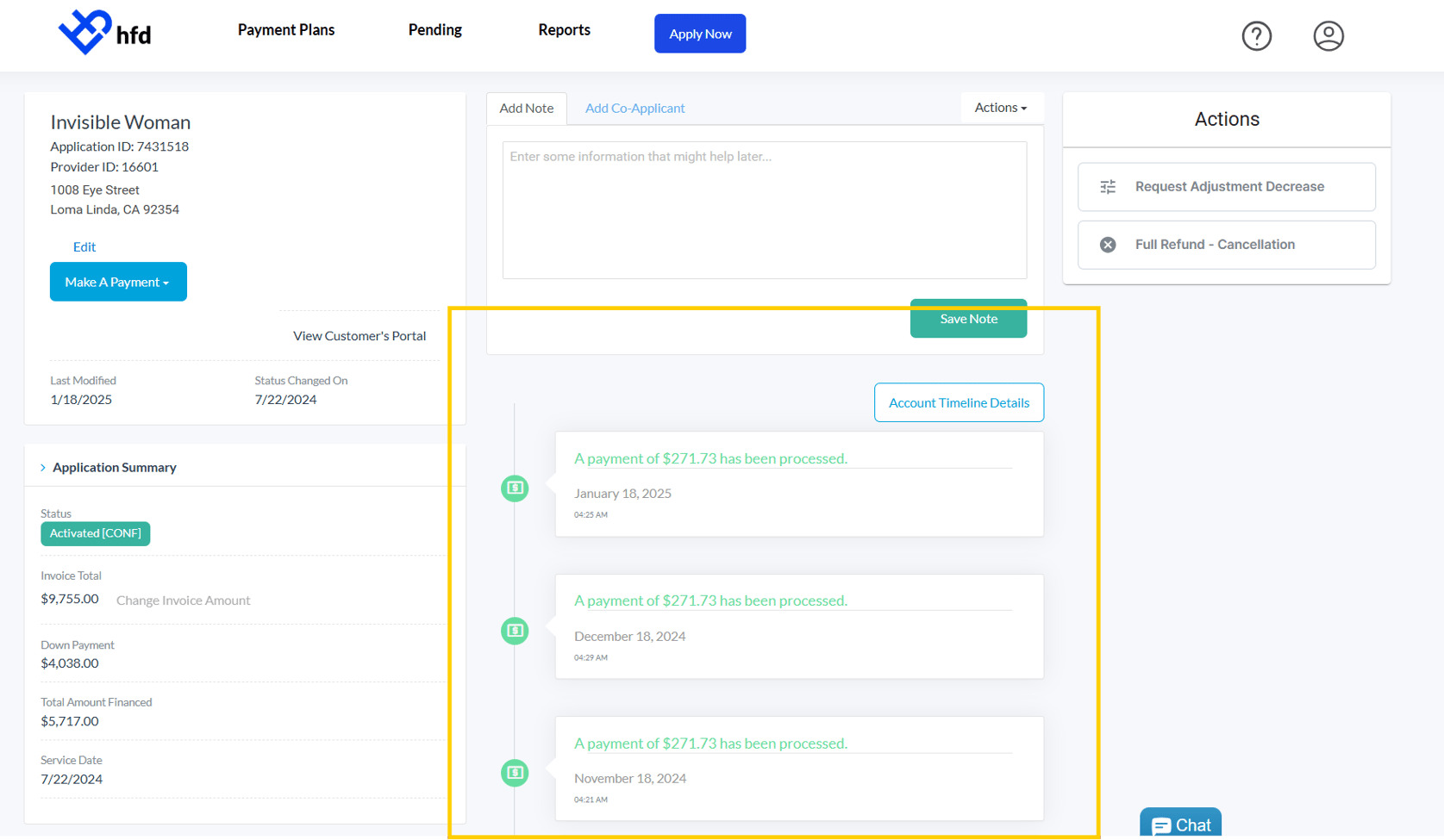 Payment Plan Management at a Glance