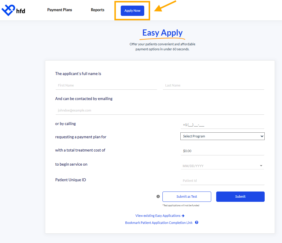 Quick Guide to the HFD Provider Portal